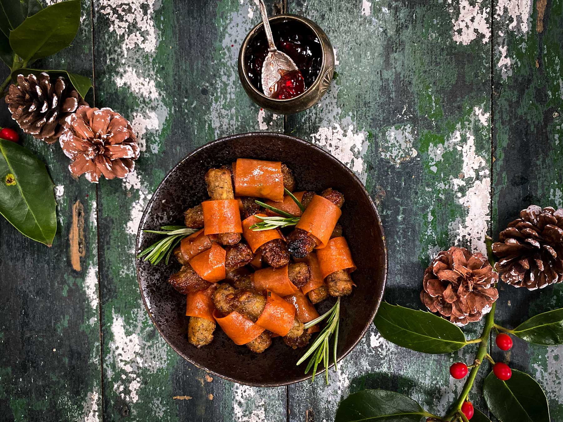 Fuss-Free, Meat-Free Pigs in Blankets | Vegan & Vegetarian Recipes | Gosh!